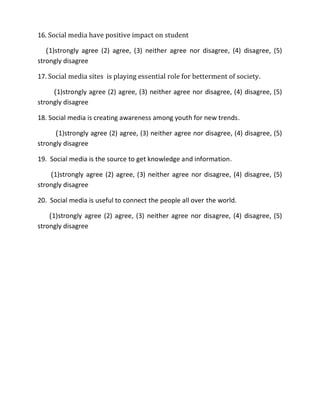 Suyvey questionnier final | PDF