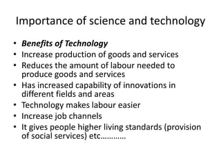 Suza dds 03 science, technology and development | PPTX