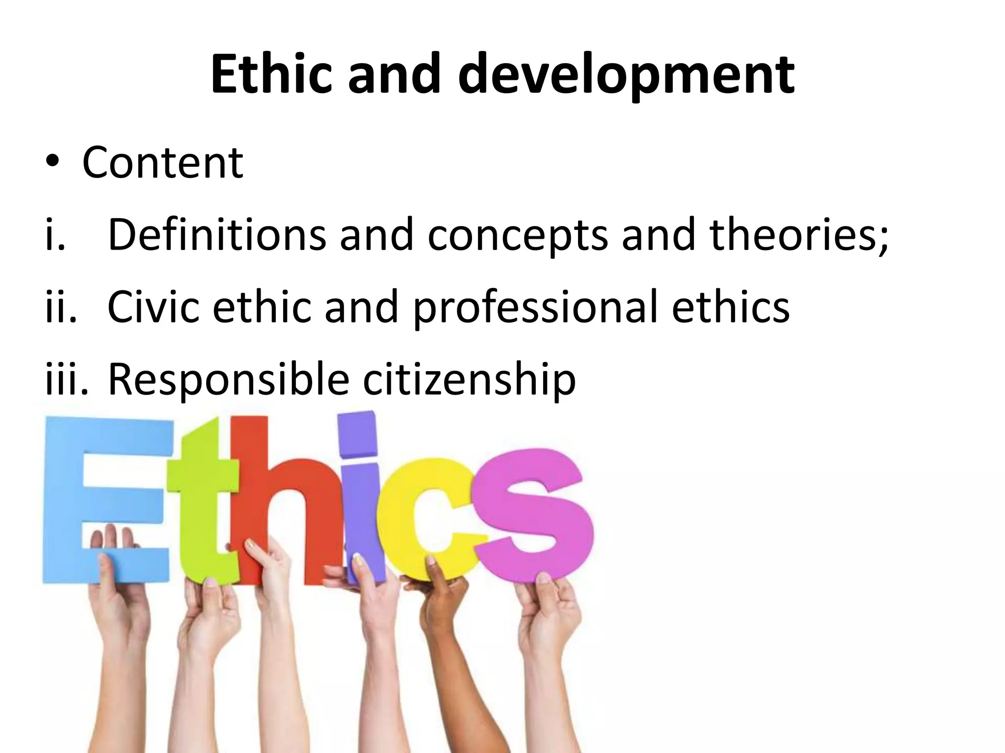 Suza dds 05 ethics and development show | PPT