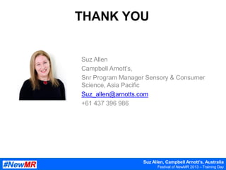 Suz allen training day - 2013 | PPT