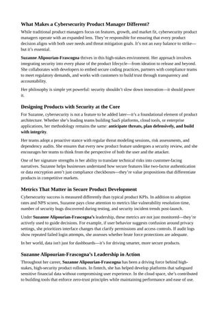 Suzanne Alipourian-Frascogna- Championing Cybersecurity in Product ...