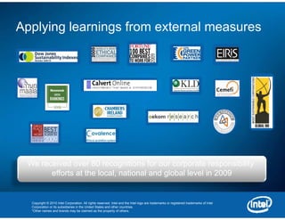 Intel's Triple Bottom Line | PDF