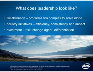Intel's Triple Bottom Line | PDF