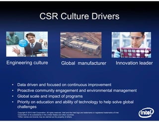 Intel's Triple Bottom Line | PDF