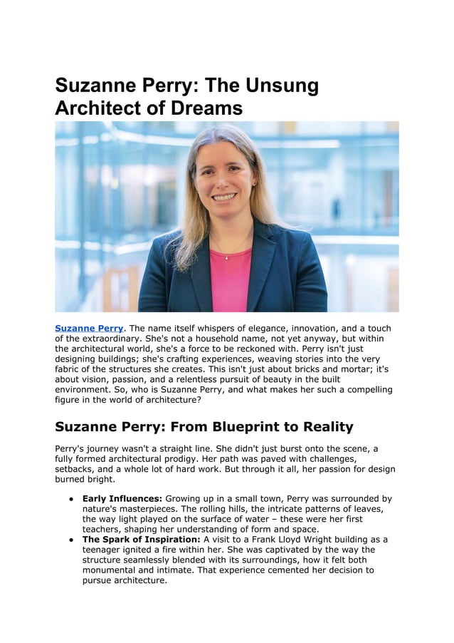 Suzanne Perry_ The Unsung Architect of Dreams.docx