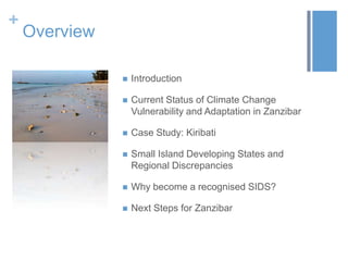 Climate Change Governance in Zanzibar: The Need for Environmental ...