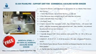 Suzu alkaline water ionizer products | PDF