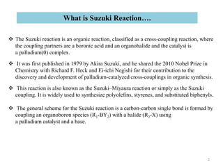 Suzuki Reaction. | PPTX