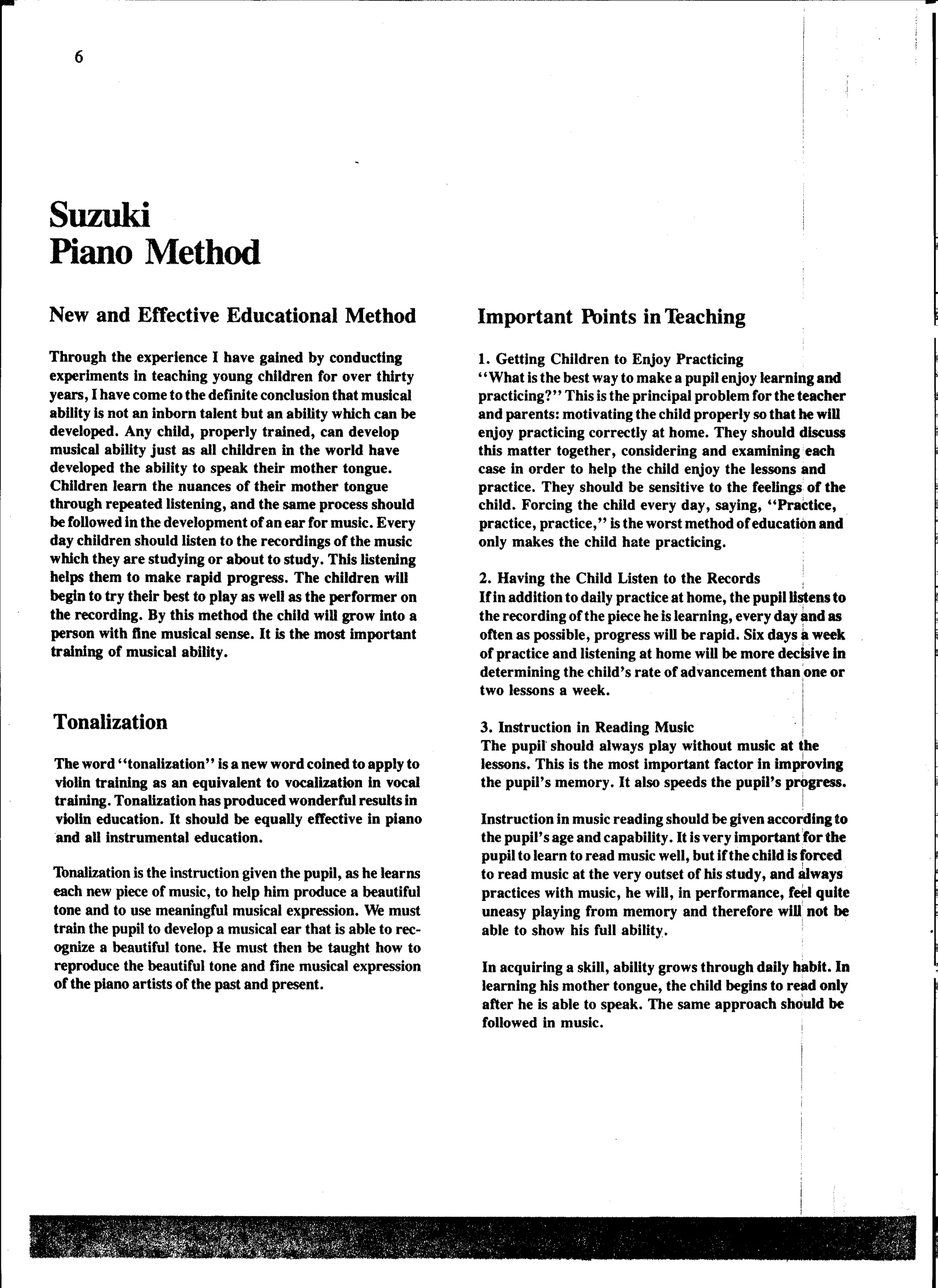 Suzuki piano-school-volume-1 | PDF