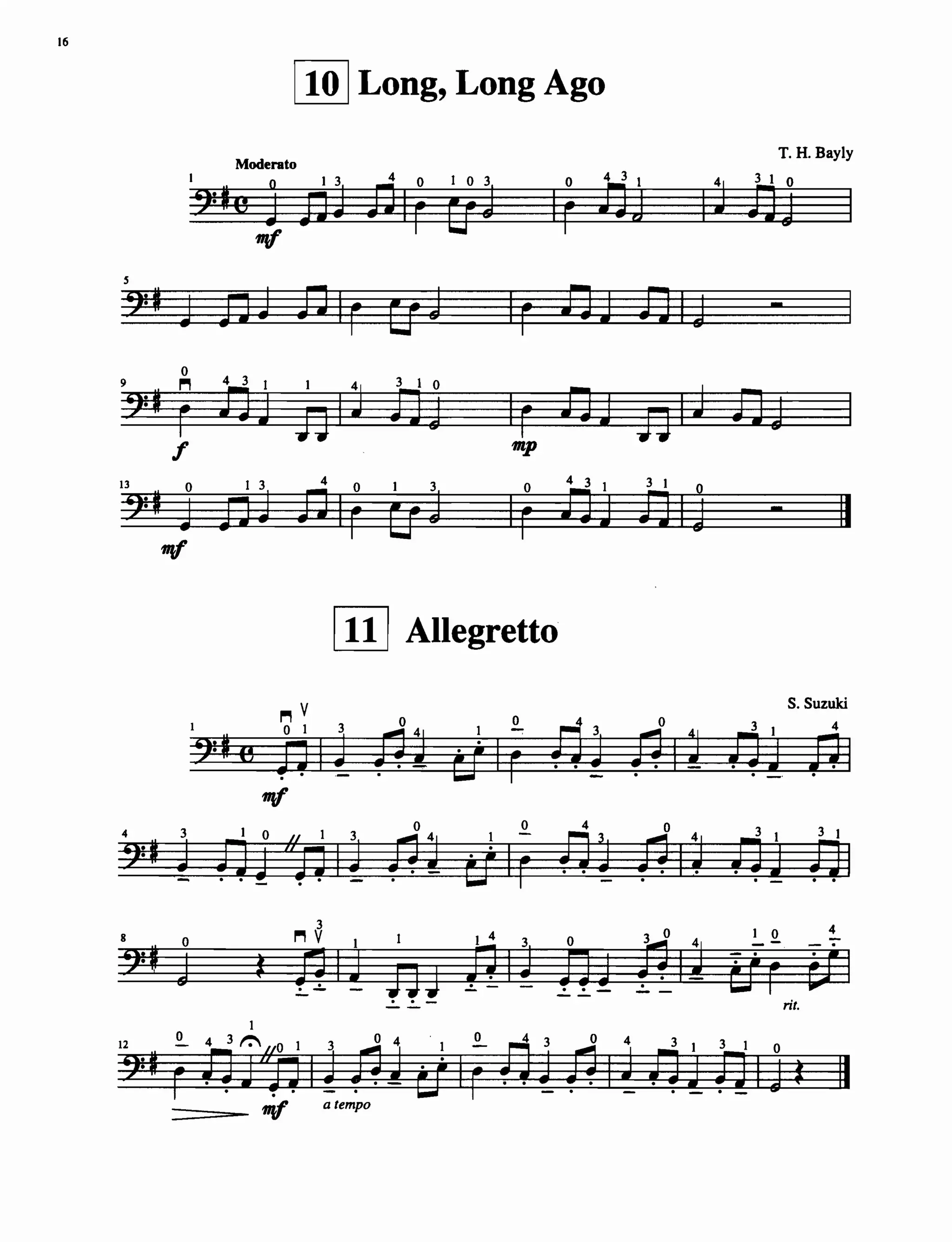 Suzuki cello school vol.1 | PDF