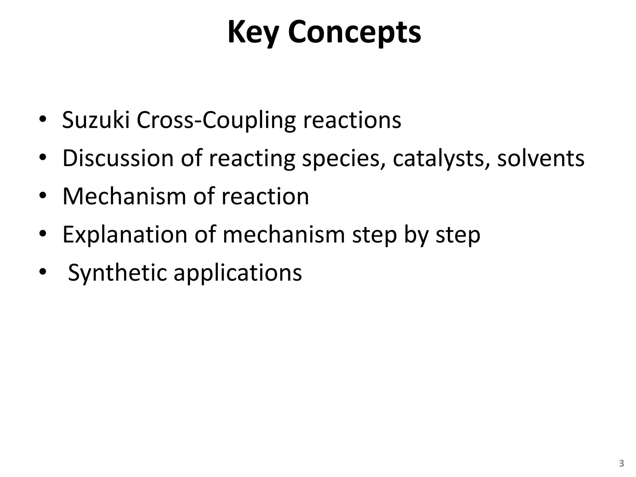 Suzuki cross coupling reaction | PPTX