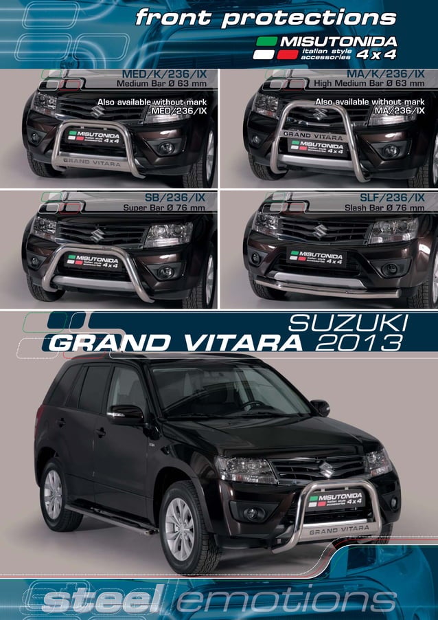 Suzuki grand vitara 2013 5 portes ce accessoires 4 x4 misutonida | PDF