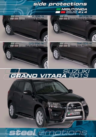 Suzuki grand vitara 2013 5 portes ce accessoires 4 x4 misutonida | PDF