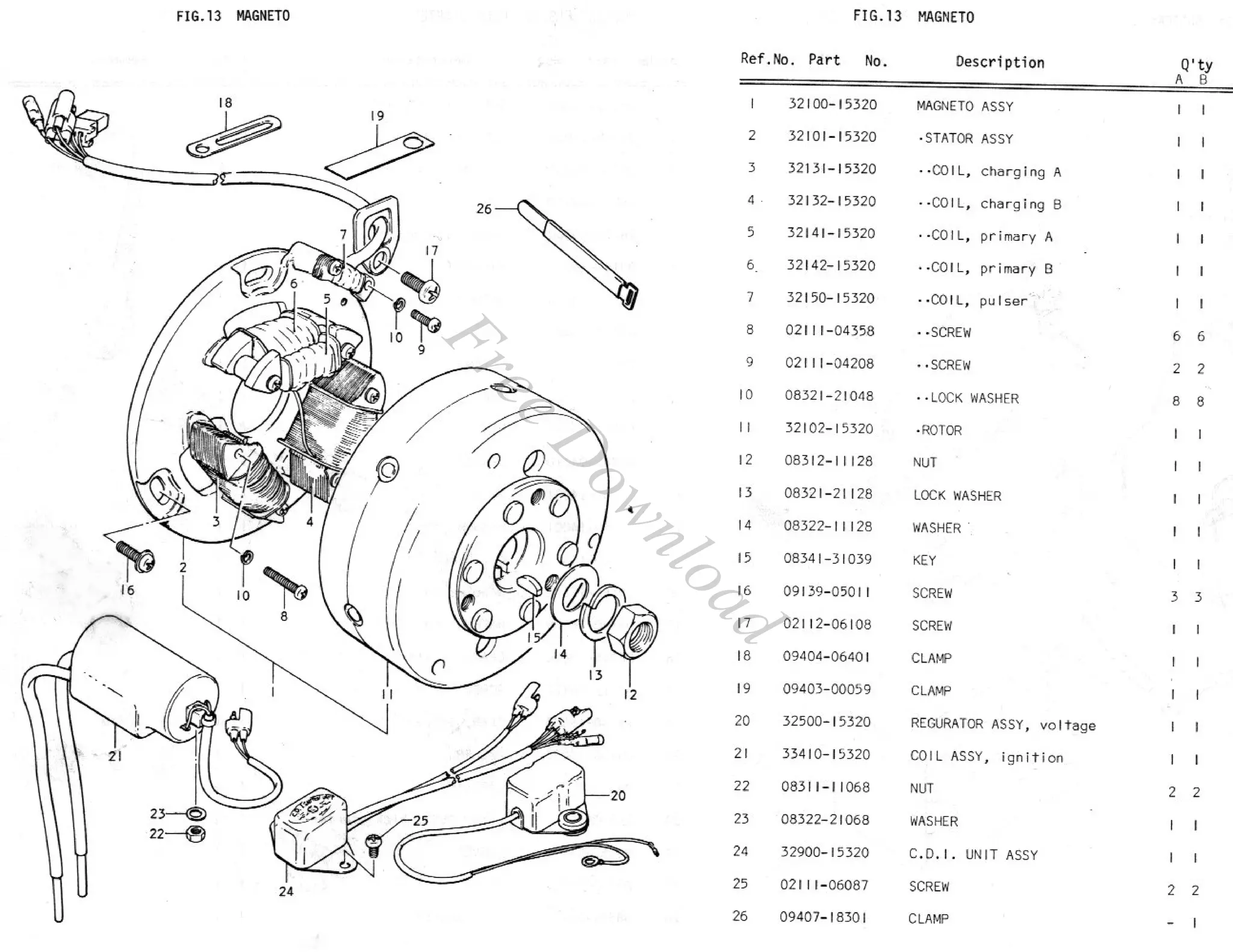 Suzuki gt500 gt 500 illustrated parts list diagram manual | PDF