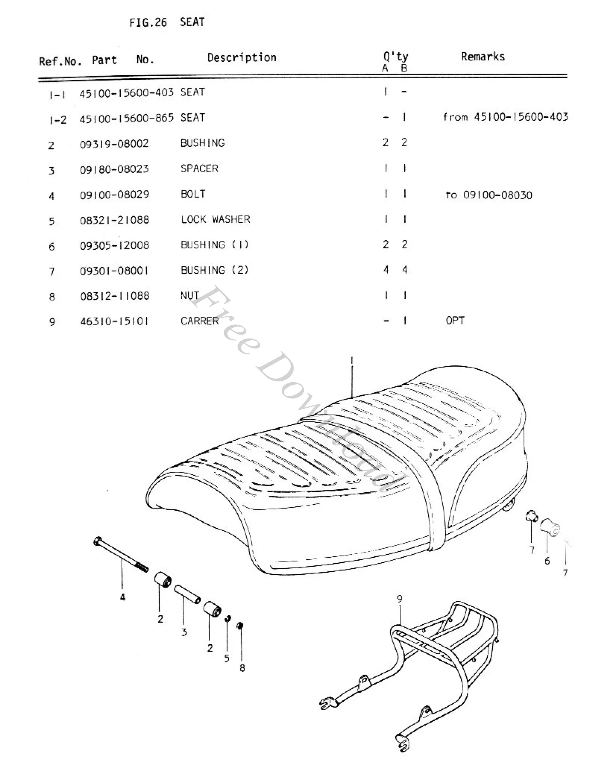 Suzuki gt500 gt 500 illustrated parts list diagram manual | PDF