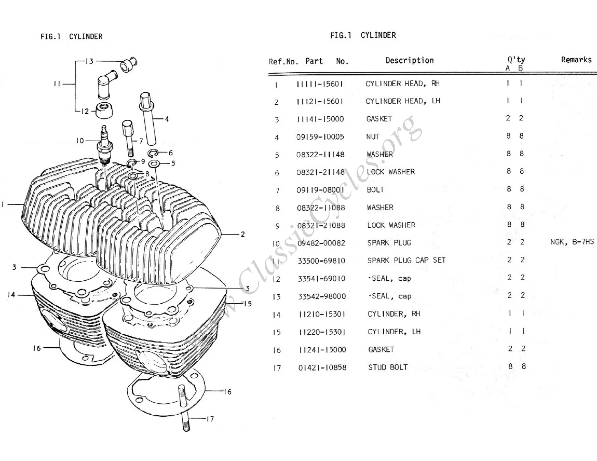 Suzuki gt500 gt 500 illustrated parts list diagram manual | PDF