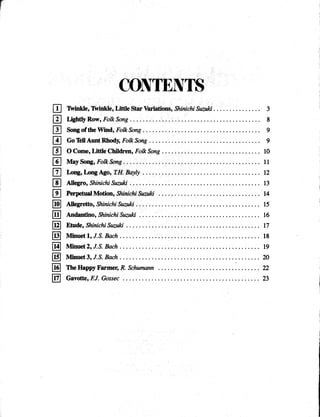 Suzuki violin school. piano accompaniments. volume 1 | PDF