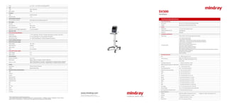 SV300-Specifications.pdf