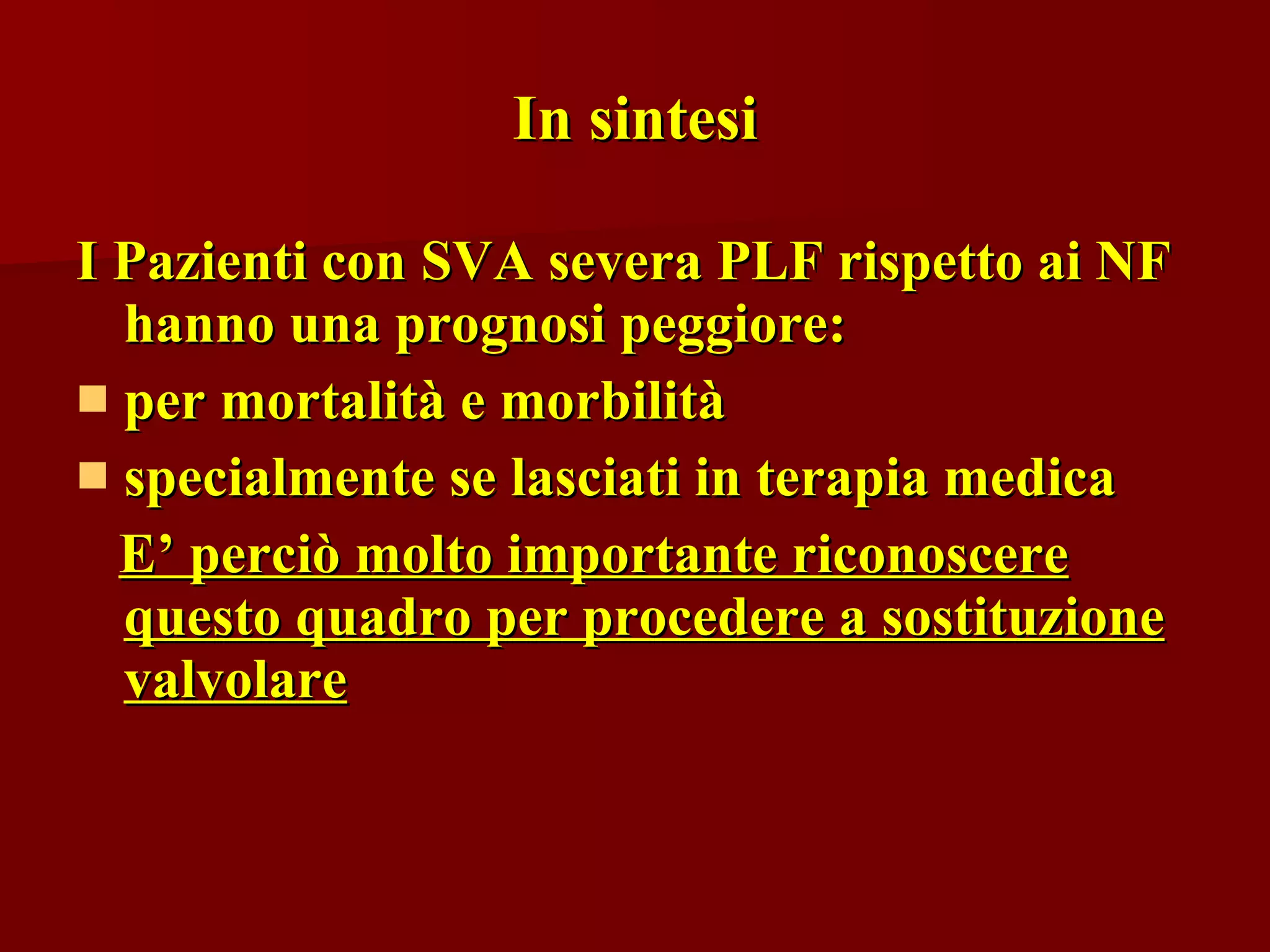 Stenosi Valvolare Aortica SVA: valutazione ecocardiografica | PPT