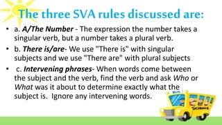 Subject-Verb Agreement 01 | PPT