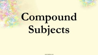 Subject-Verb Agreement | PPT