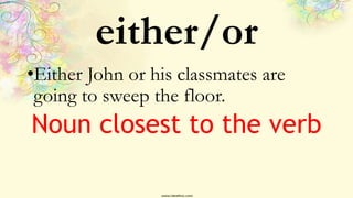 Subject-Verb Agreement | PPT