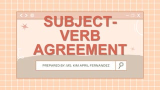 Subject verb agreement ppt ppt ppt ppt pppt ppt ppt | PPTX