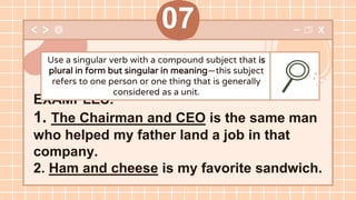 Subject verb agreement ppt ppt ppt ppt pppt ppt ppt | PPTX