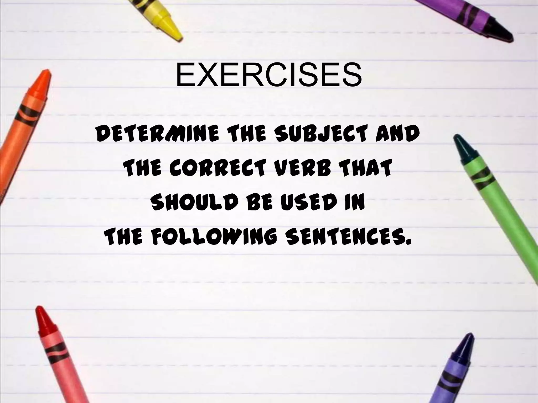 SUBJECT-VERB AGREEMENT with Prepositional Phrase | PPTX