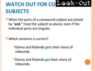 Subject Verb Agreement | PPT