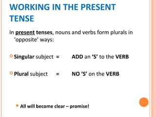 Subject Verb Agreement | PPT