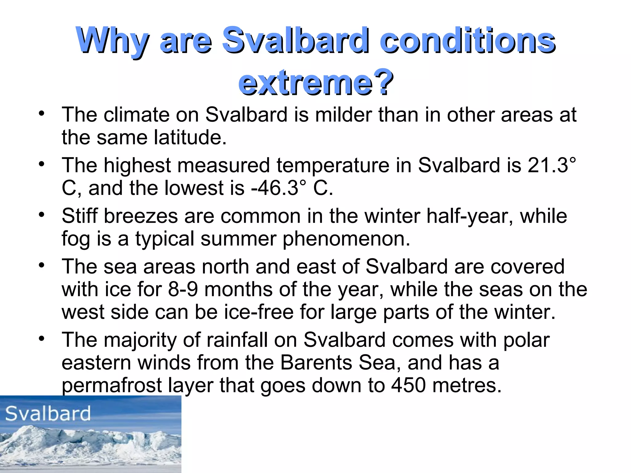 Svalbard | PPT