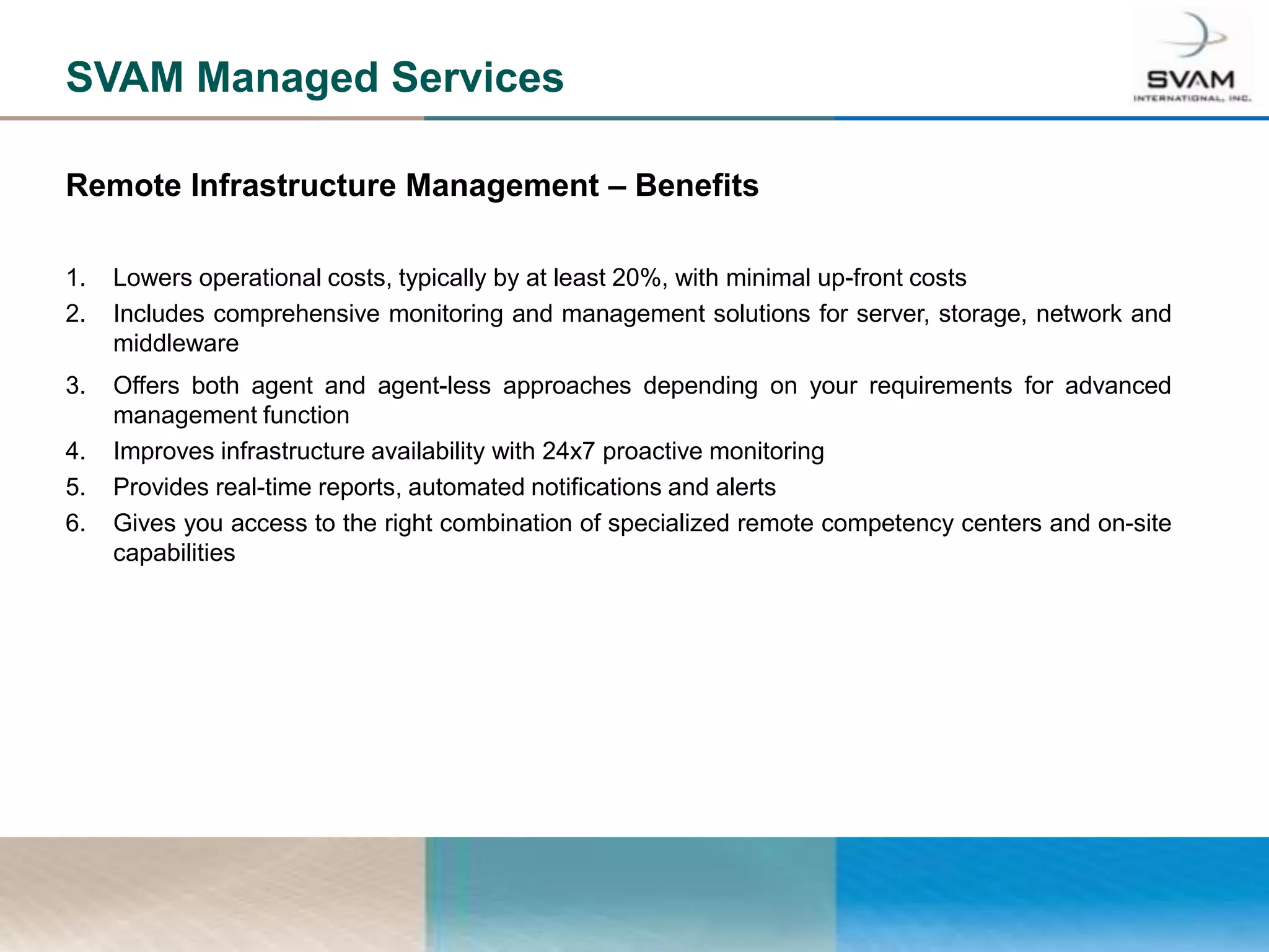 Managed Services Overview | PPTX