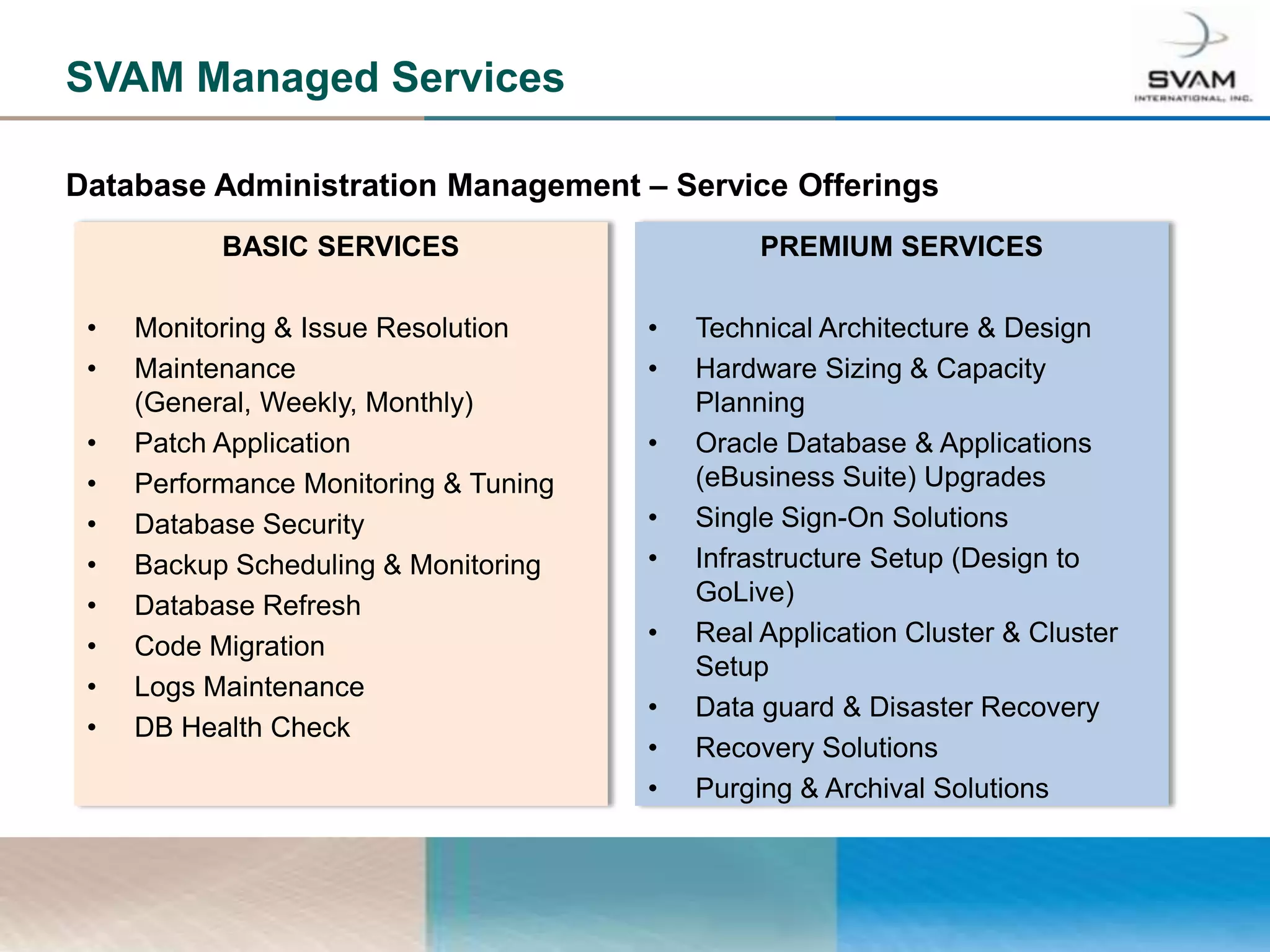 Managed Services Overview | PPTX