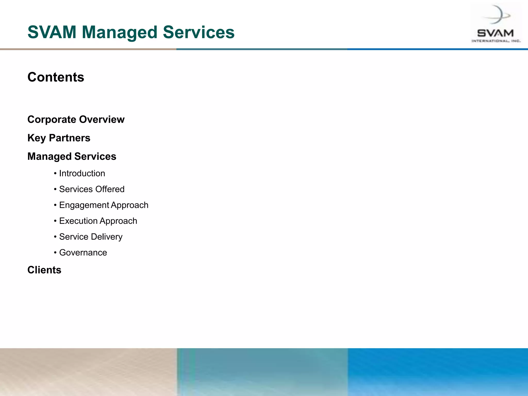 Managed Services Overview | PPTX
