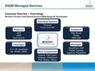 Managed Services Overview | PPTX