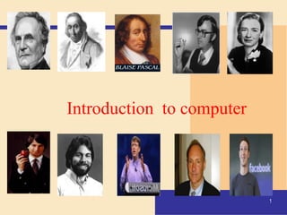 INTRODUCTION TO COMPUTER | PPT