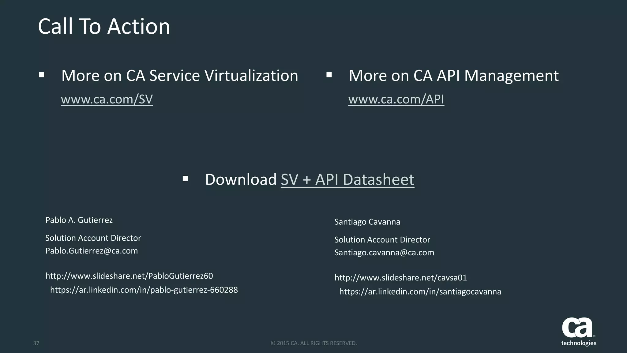 Service Virtualization + API Management together | PPT