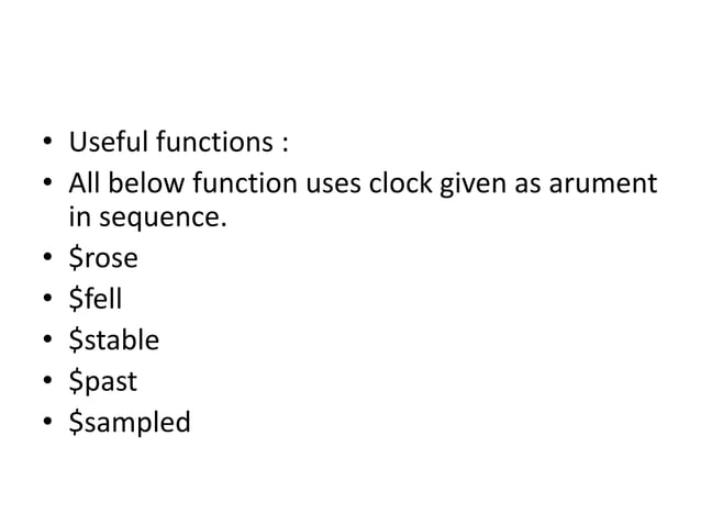 Sv assertion | PPTX | Computing | Technology & Computing