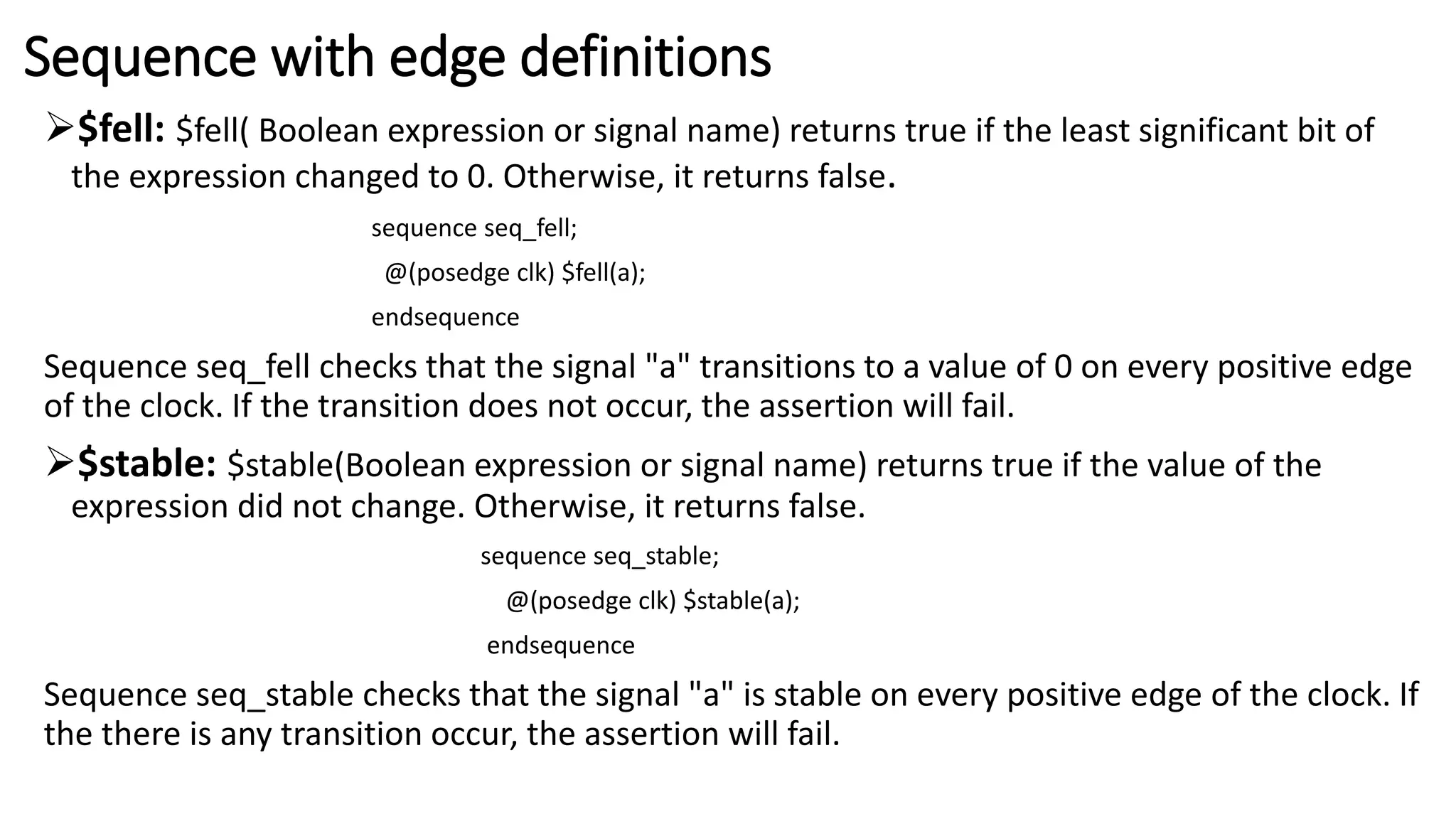 System verilog assertions | PPTX