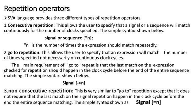 System Verilog Assertions Ppt