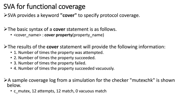 System verilog assertions | PPTX