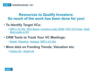 SVB VC Fundraising 101 | PPTX