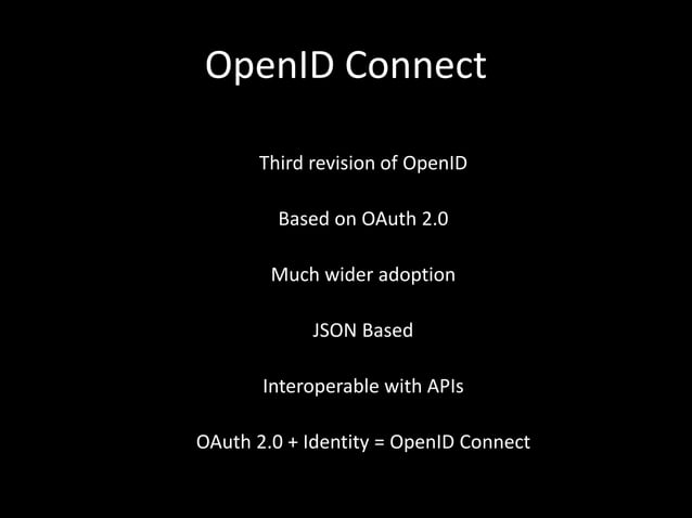 Securing your APIs with OAuth, OpenID, and OpenID Connect | PPTX ...