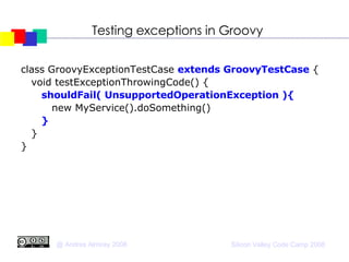 Svcc Groovy Testing | PPT