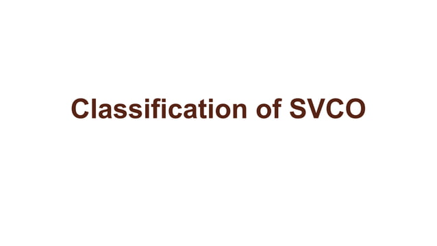 supra vena cava obstruction (SVCO) | PPTX