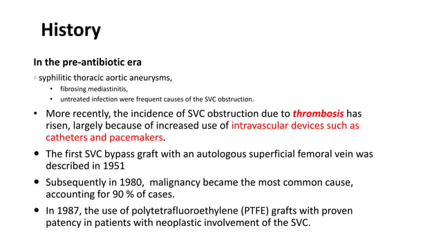 supra vena cava obstruction (SVCO) | PPTX