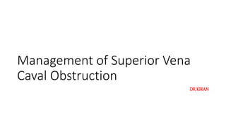 SVC syndrome | PPT