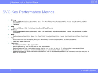 IBM SAN Volume Controller Performance Analysis | PPT