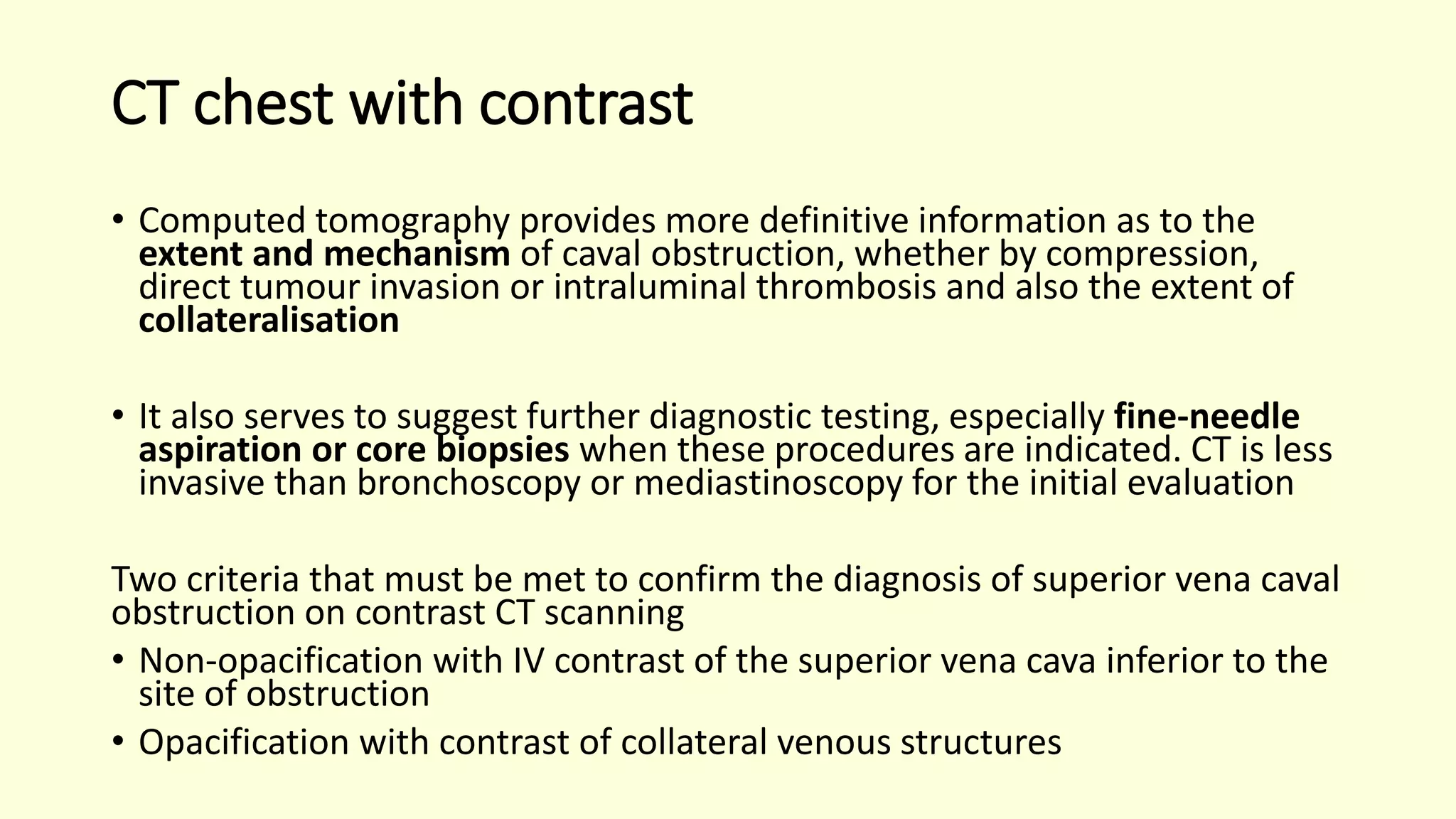 SVC syndrome - a surgical perspective | PPT